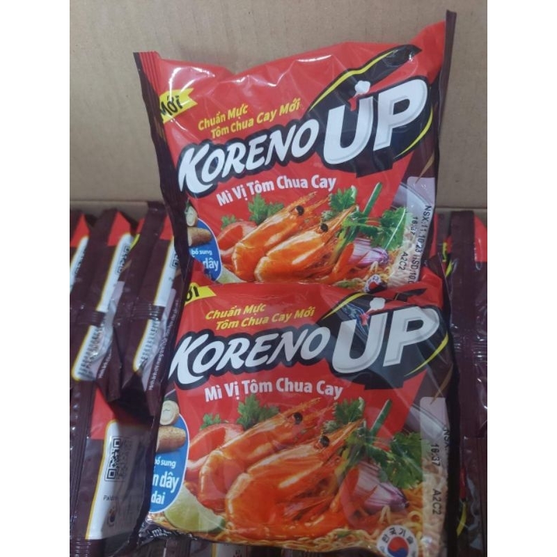 mì Koreno UP tôm chua cay 20 gói x 67g(89k/thùng) | Shopee Việt Nam