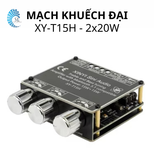 Mạch khuếch đại âm thanh bluetooth 5.1 XY-T15H 2x15W | Shopee Việt Nam