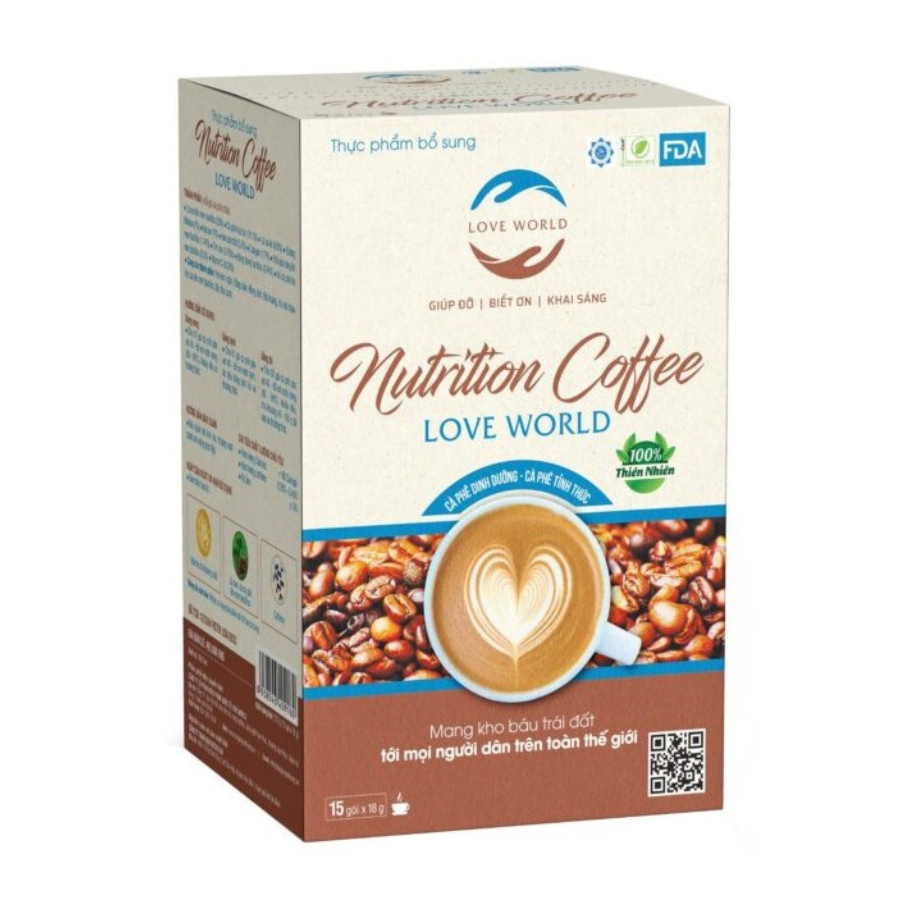 [ Mẫu mới 2024 ] Nutrition Coffee Love World Caphe Thành Phần Tự Nhiên ...