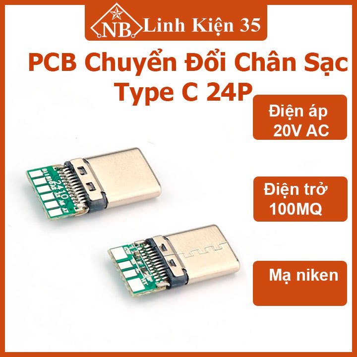 PCB chuyển đổi chân sạc Type C 24P | Shopee Việt Nam