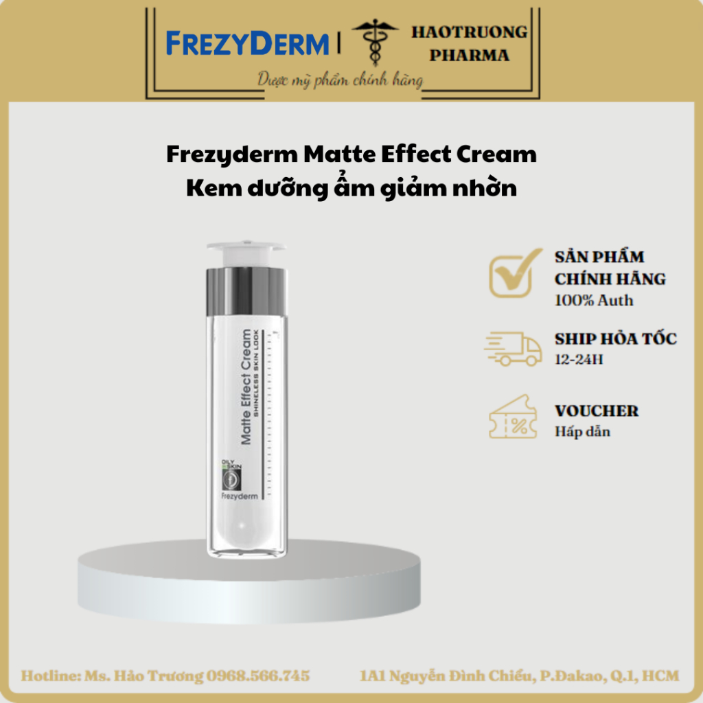 [Hàng công ty] Kem dưỡng ẩm kiềm dầu, se khít lỗ chân lông Frezyderm ...