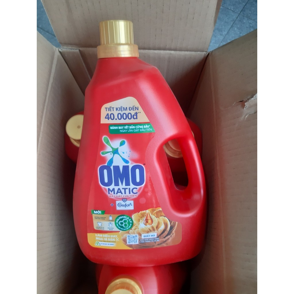 Nước giặt Omo Matic cửa trên chai 3.7kg | Shopee Việt Nam