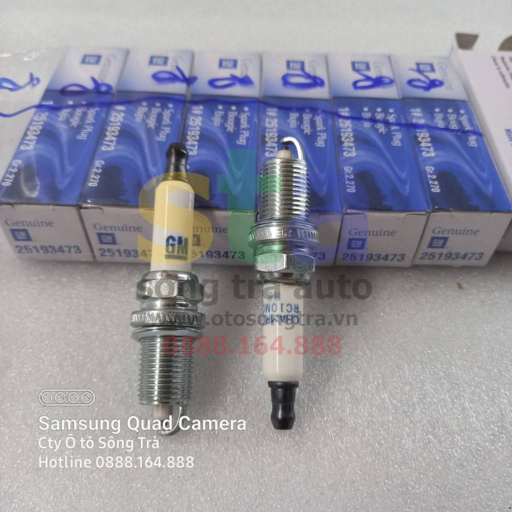 Bộ bugi chính hãng GM Spark 4 máy. Bu gi Matiz 4 hàng xịn hãng | Shopee ...