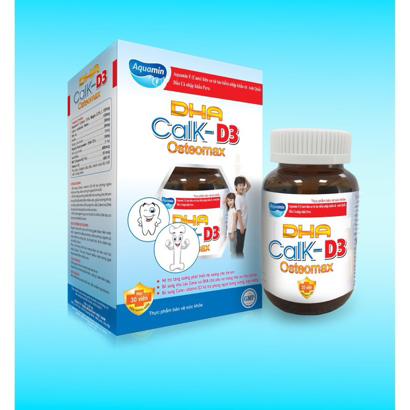 Viên uống bổ sung Canxi D3 từ tảo biển- DHA Calk-D3 Osteomax | Shopee ...