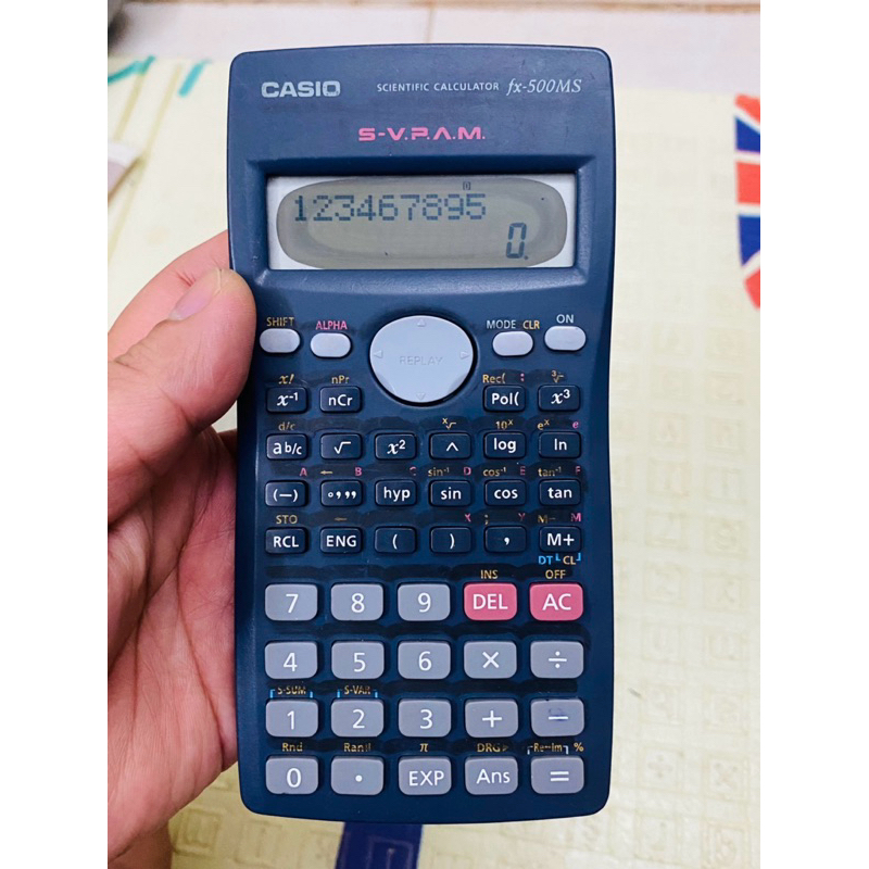 Máy tính bỏ túi Casio FX-500MS dùng tốt như hình st | Shopee Việt Nam