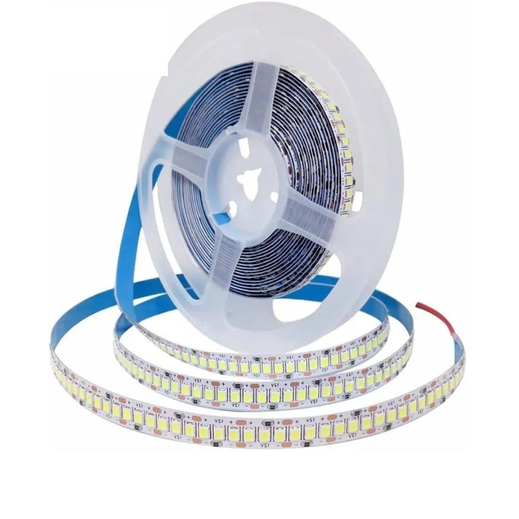 5m Led dây 12v 2835, 240 chip led/m có sẵn keo dán siêu sáng ,chip led Hàn Quốc siêu bền cho mọi ...