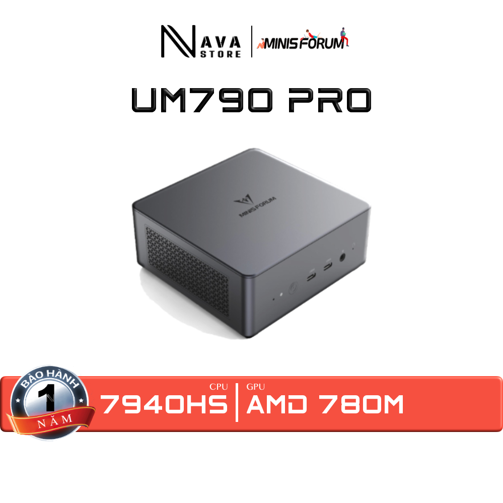 Máy tính Mini PC AMD Ryzen 9 7940HS UM790 PRO Minisforum | 7840HS UM780 Gaming Radeon 780M RDNA3 ...