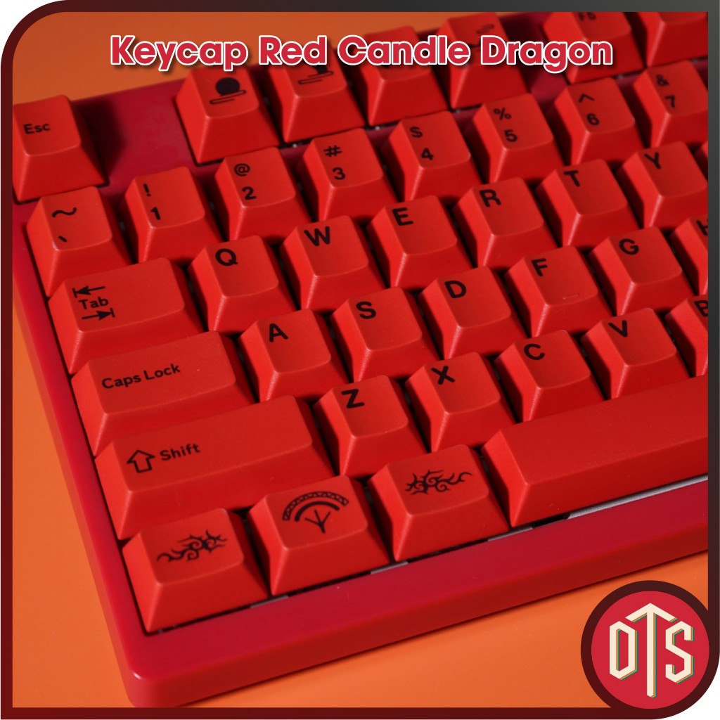 Keycap Red Candle Dragon PBT Dyesub Profile Cherry | Dùng cho bàn phím ...