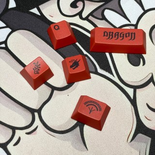 Keycap Red Candle Dragon PBT Dyesub Profile Cherry | Dùng cho bàn phím ...