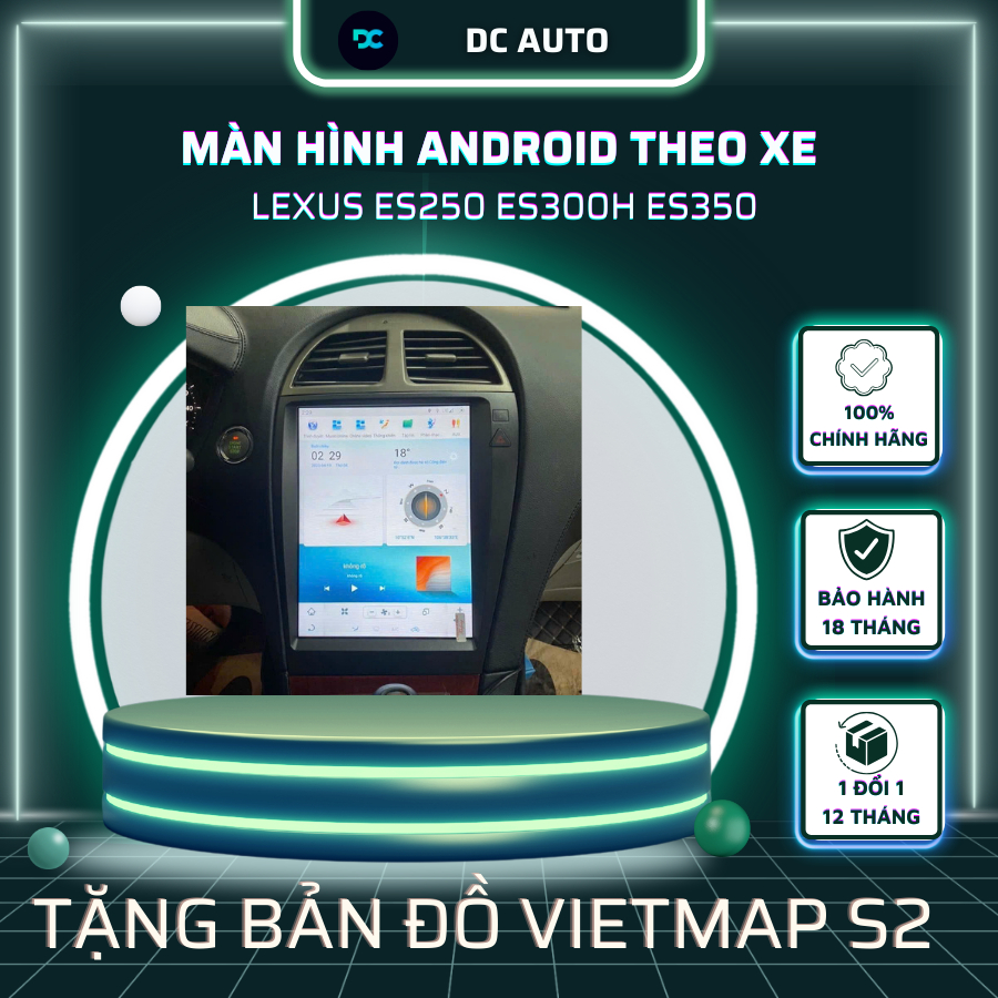 Màn Hình Android Lexus ES250 ES300H ES350 RAM 4GB ROM 64GB 24 THÁNG ...