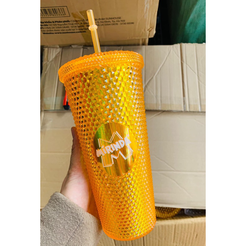 ly kim cương hai lớp mirinda 700ml | Shopee Việt Nam