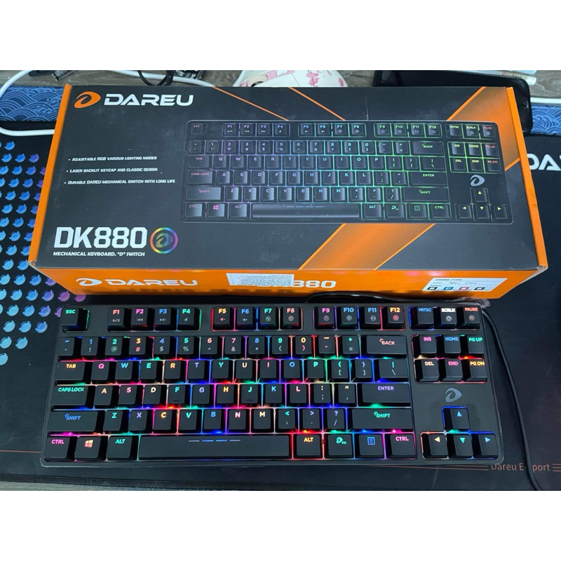 Bàn phím cơ 2nd Dareu Ek1280 Ek880 Led RGB 16.8triệu màu | Shopee Việt Nam