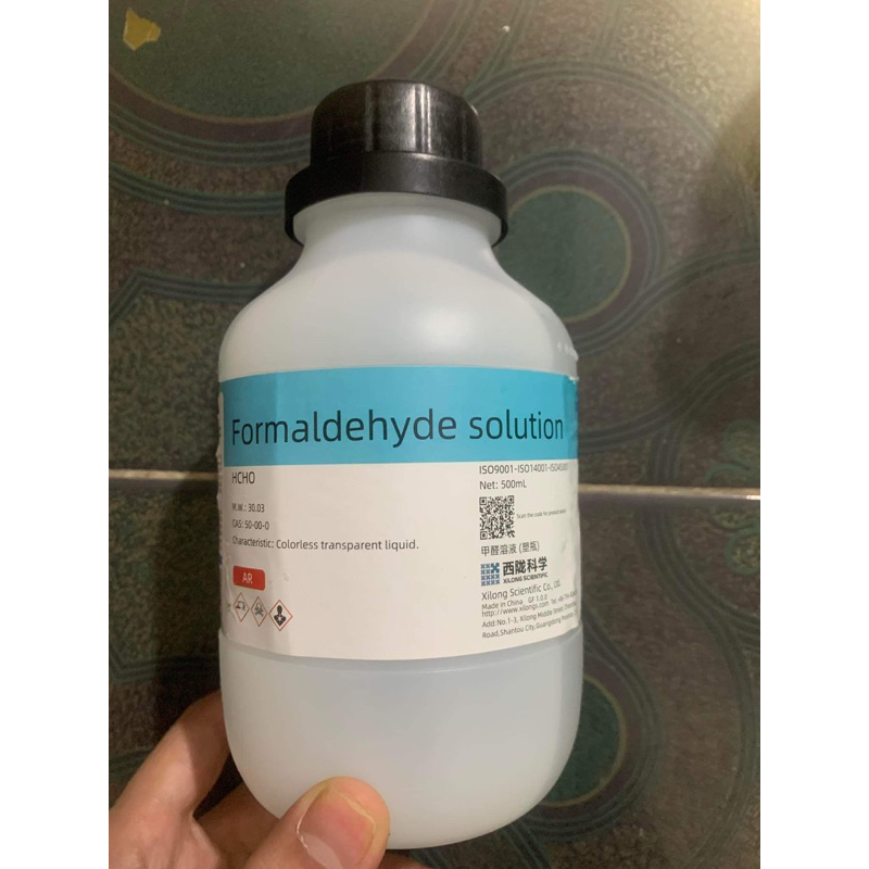 formaldehyde, formol, formalin, hcho tinh khiết, khử mùi hôi, bảo quản mô động vật. | Shopee ...