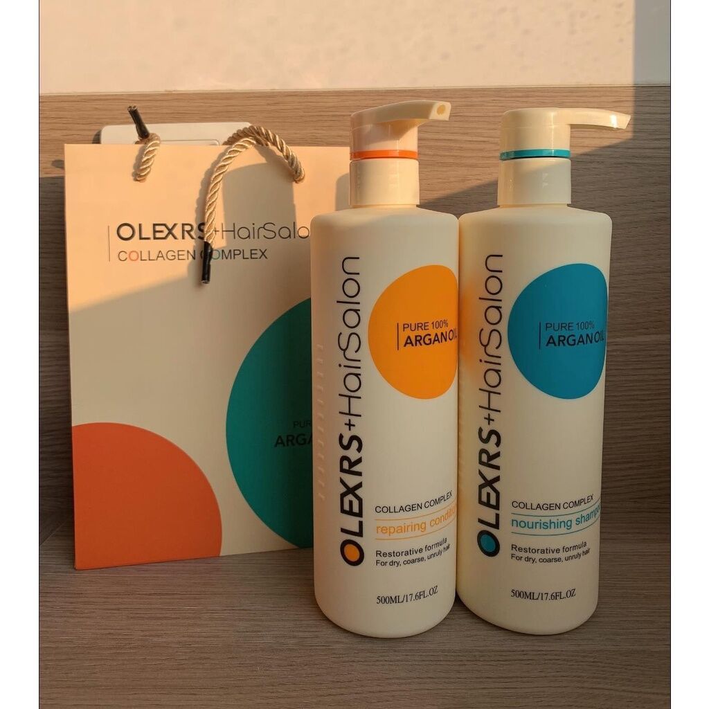 Dầu gội xả Olexrs Hair Salon 960ml, phục hồi, chống rụng kích mọc tóc ...