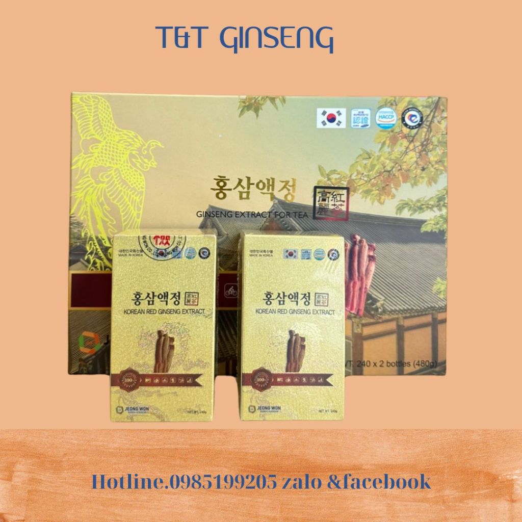 CAO HỒNG SÂM JEONG WON -2 LỌ (240 G) NGUYÊN CHẤT | Shopee Việt Nam