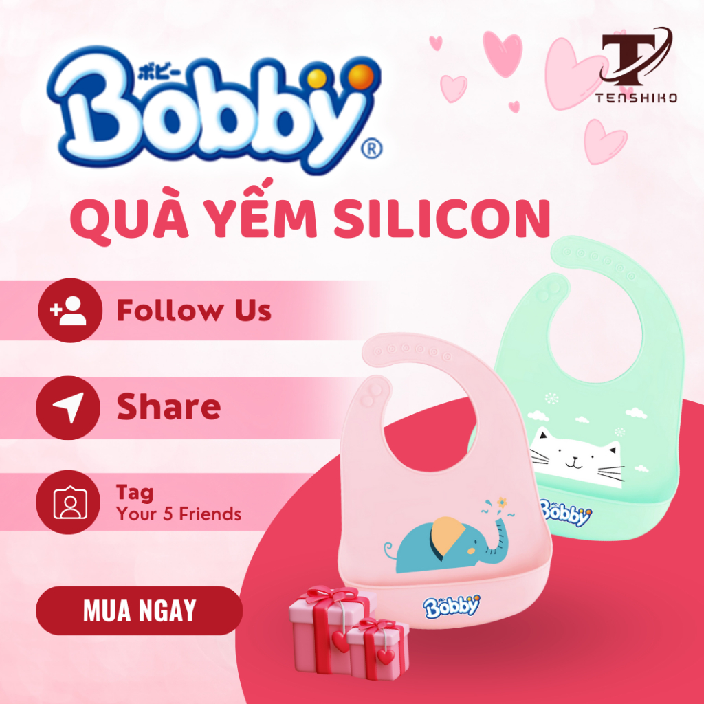 Qùa Tặng Bobby yếm silicon 1 cái màu ngẫu nhiên | Shopee Việt Nam