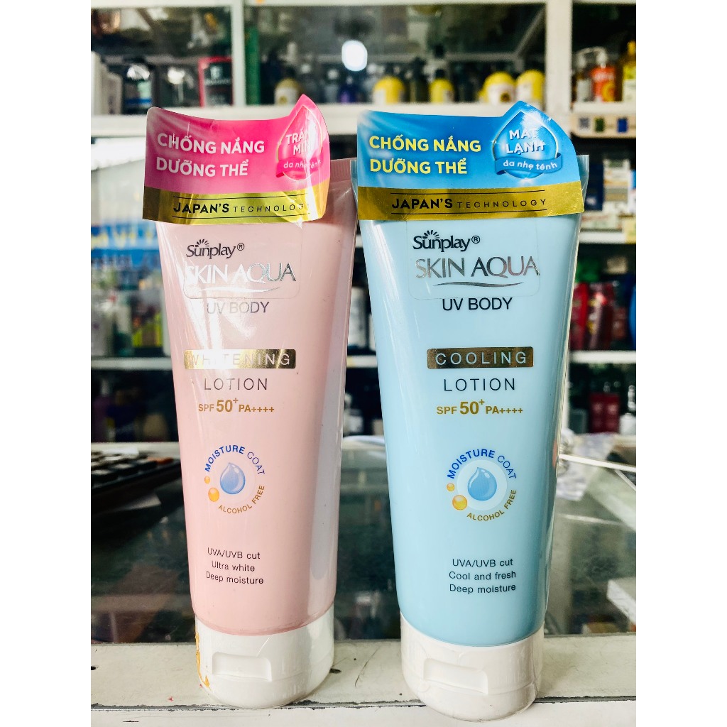 Kem Chống Nắng Dưỡng Thể Sunlay skin aqua Dưỡng Sáng Mịn Da 150g ...