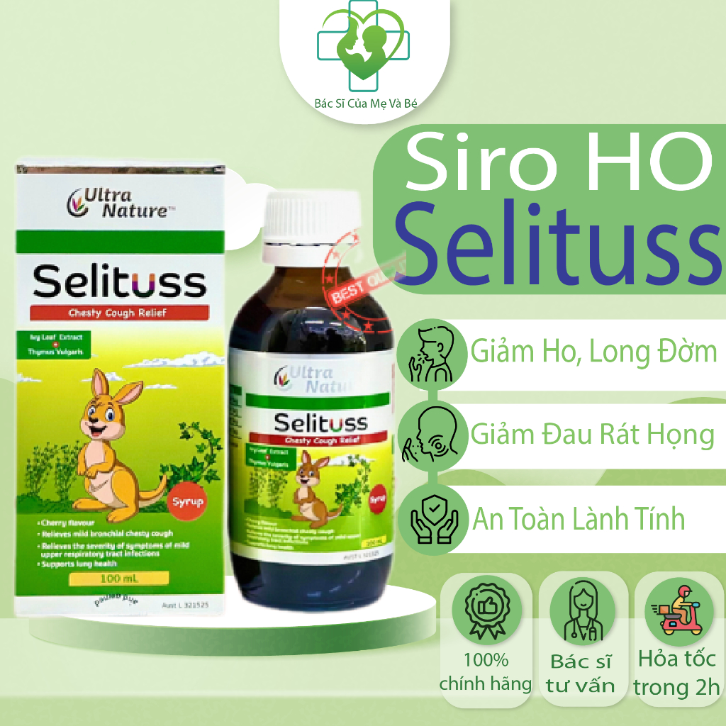 Siro ho Selituss 100 ml hỗ trợ giảm ho, long đờm | Shopee Việt Nam