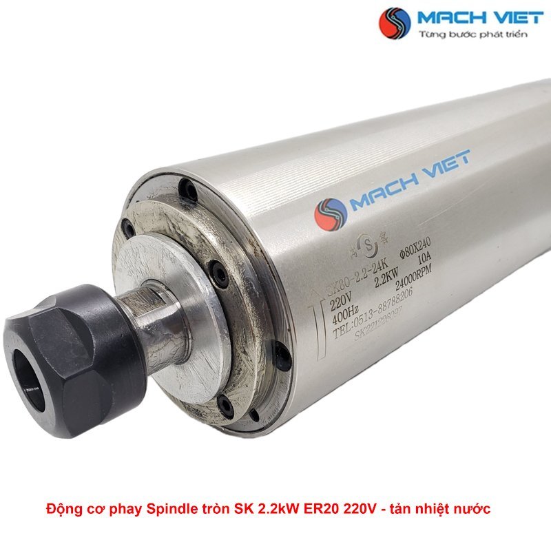 Động cơ Spindle phay SK 2.2kW - ER20 - tản nhiệt nước | Shopee Việt Nam