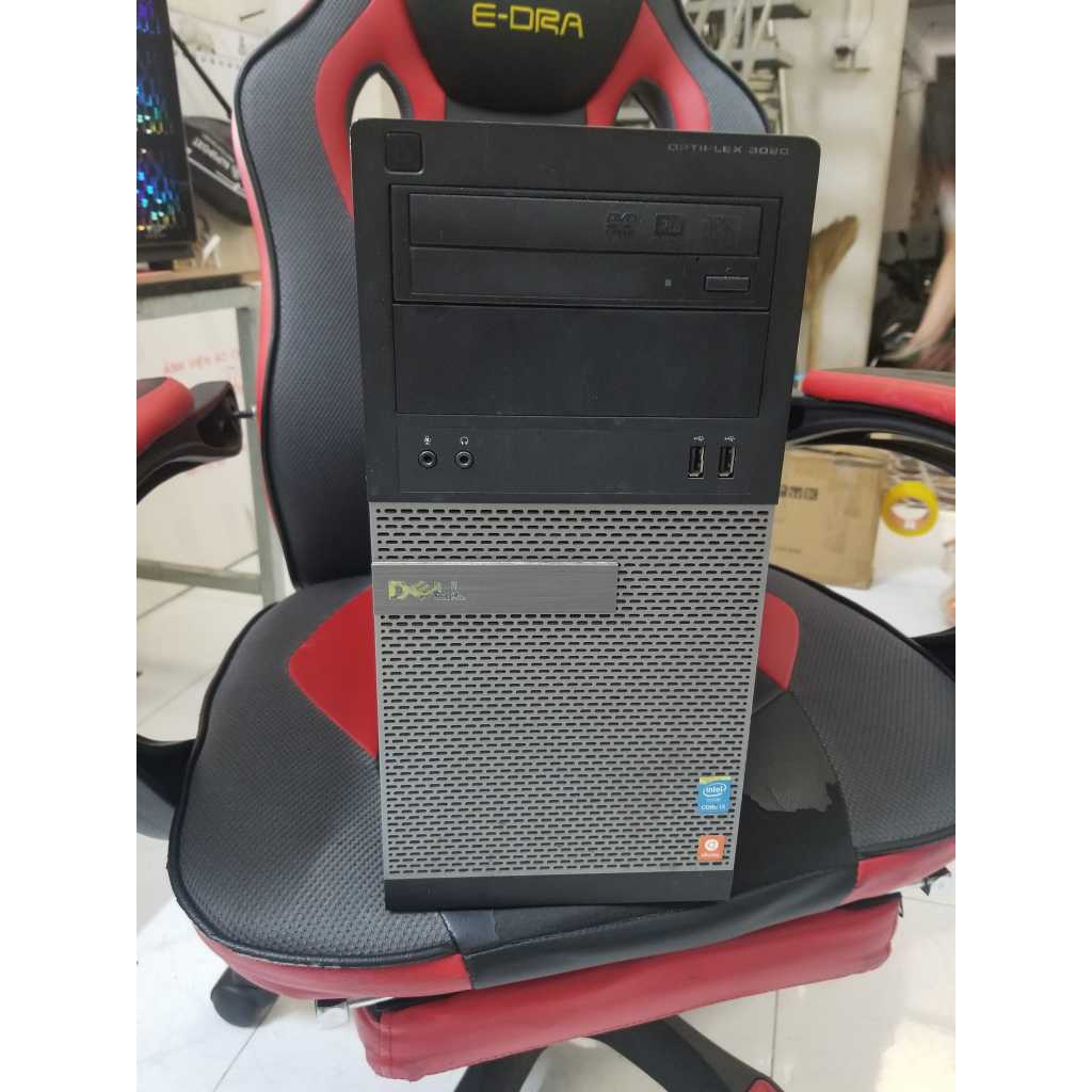 Thùng CPU máy tính Dell H81 cpu 1220v3 vga 2gb chơi game tốt, siêu bền ...