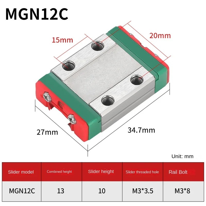 Con trượt cho ray trượt MGN7, MGN9, MGN12, MGN15 | Shopee Việt Nam
