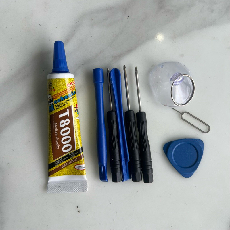 Bộ tách màn hình, khay sim , keo dán màn hình lưng cho điện thoại ...