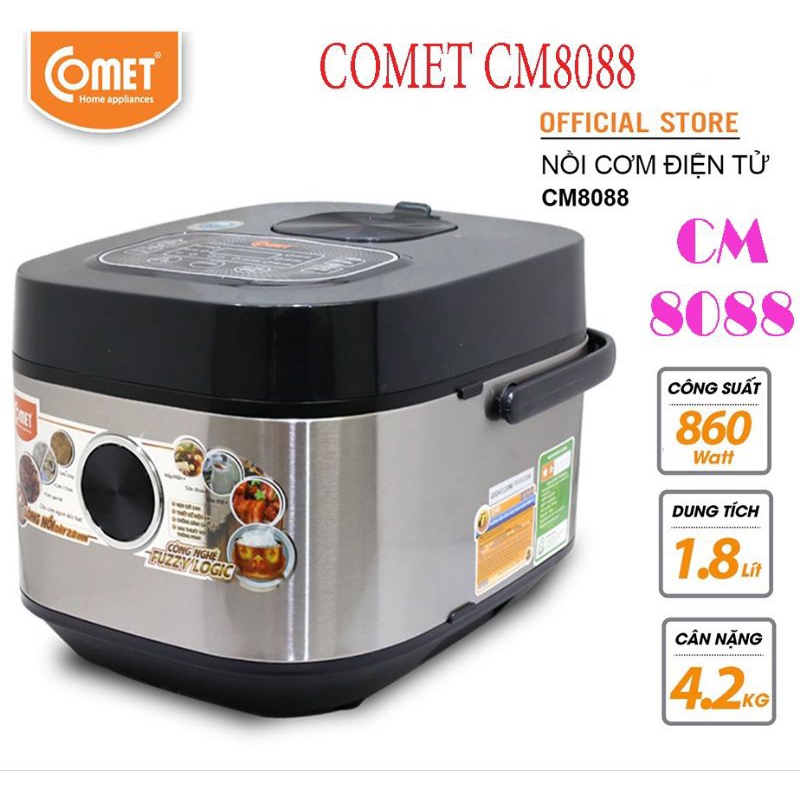 Nồi cơm điện tử Comet CM8088 CHÍNH HÃNG | Shopee Việt Nam