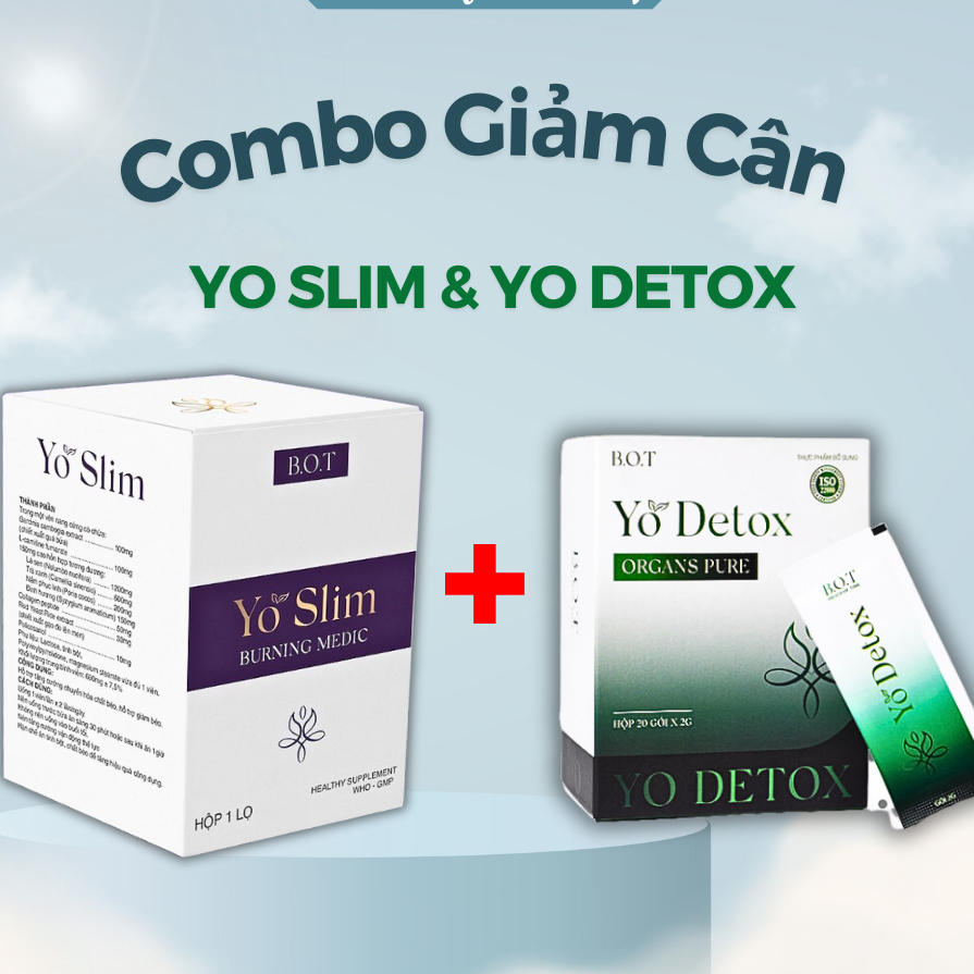 Giảm Cân Yo Slim và Yo Detox Chính Hãng B.O.T tặng kèm vitamin | Shopee ...