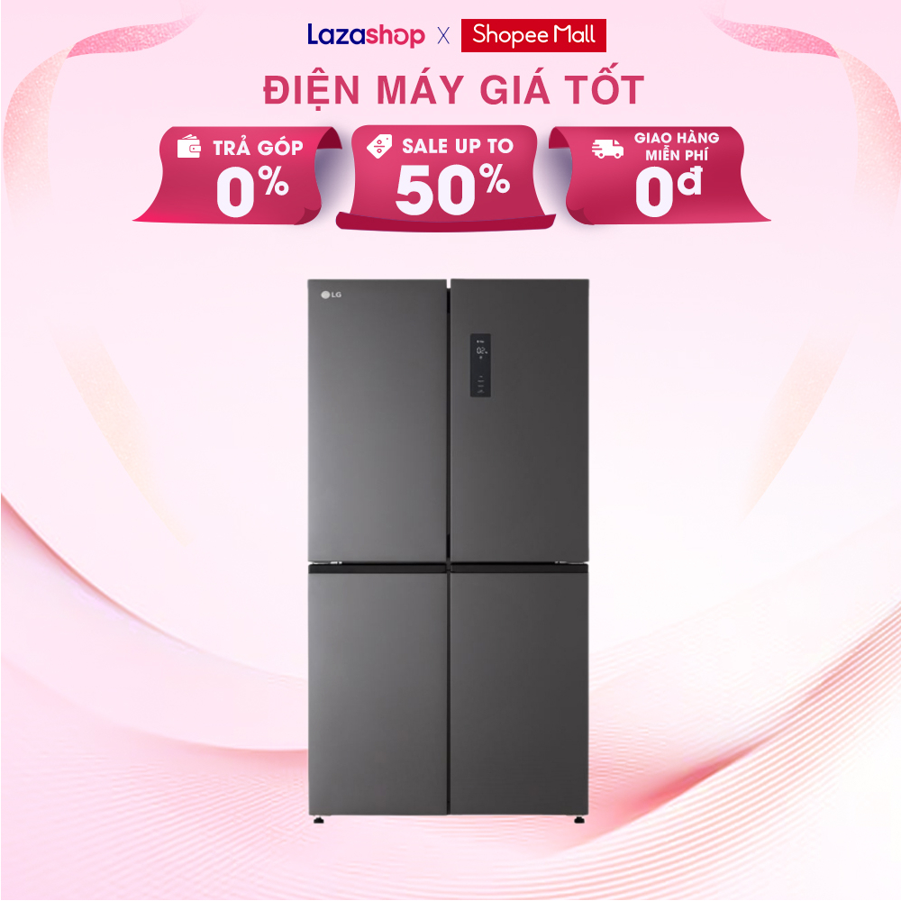 Tủ lạnh LG Inverter 470 lít Multi Door GR-B50BL - Hàng Chính Hãng | Shopee Việt Nam