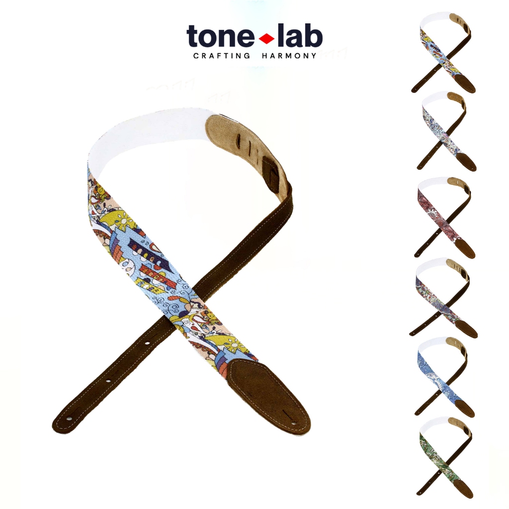 [Tone Lab] [HCM] Dây đeo đàn guitar strap LM Products Woodstock vải ...