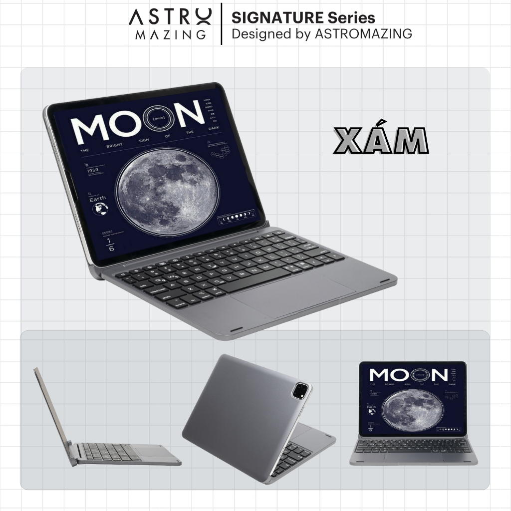 [Keyboard Pro Magnetic] Bao da tích hợp bàn phím AstroMazing Magnetic ...