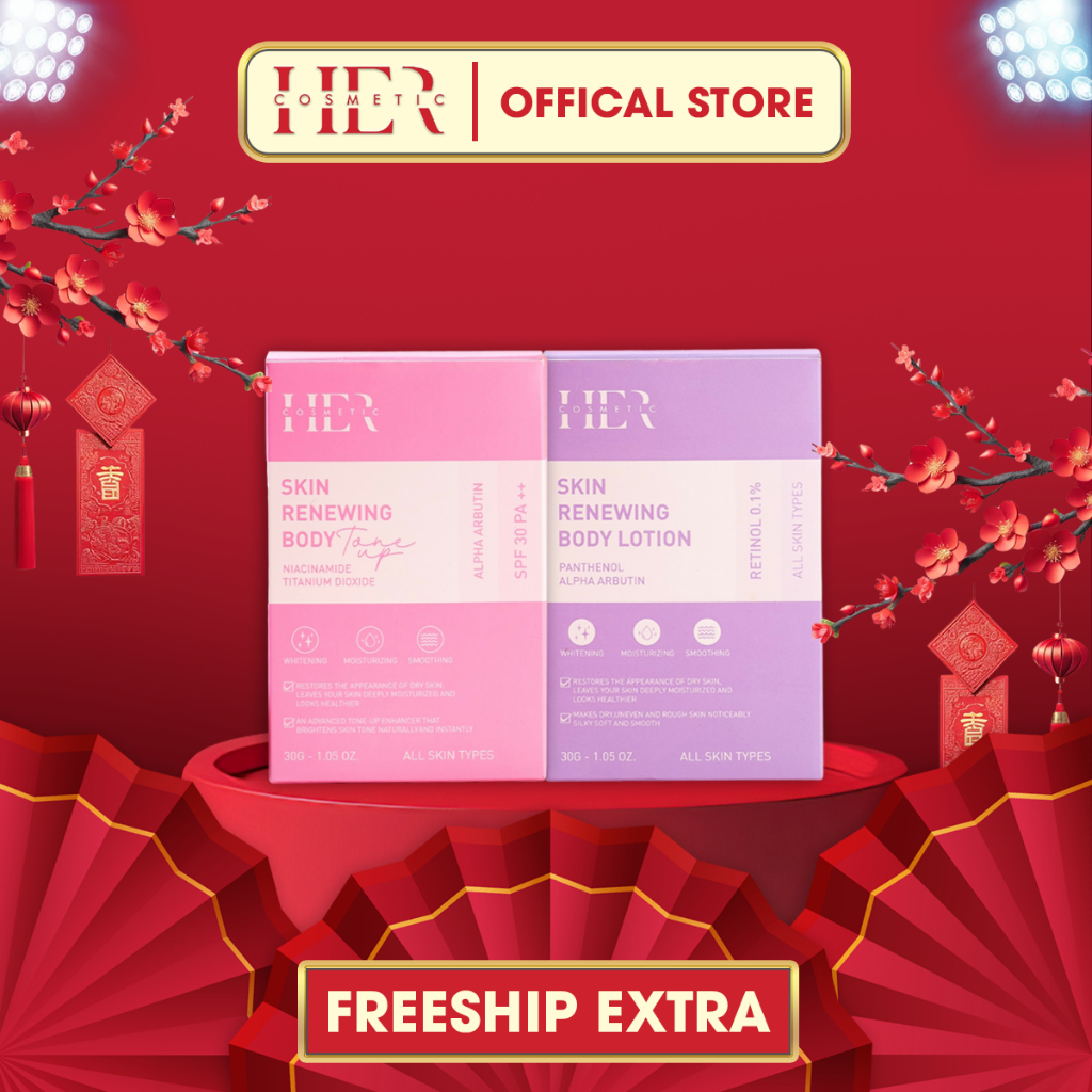 Combo Kem Skin Renewing Body Lotion & Tone Up Dạng Tuýp [ Mẫu test ...