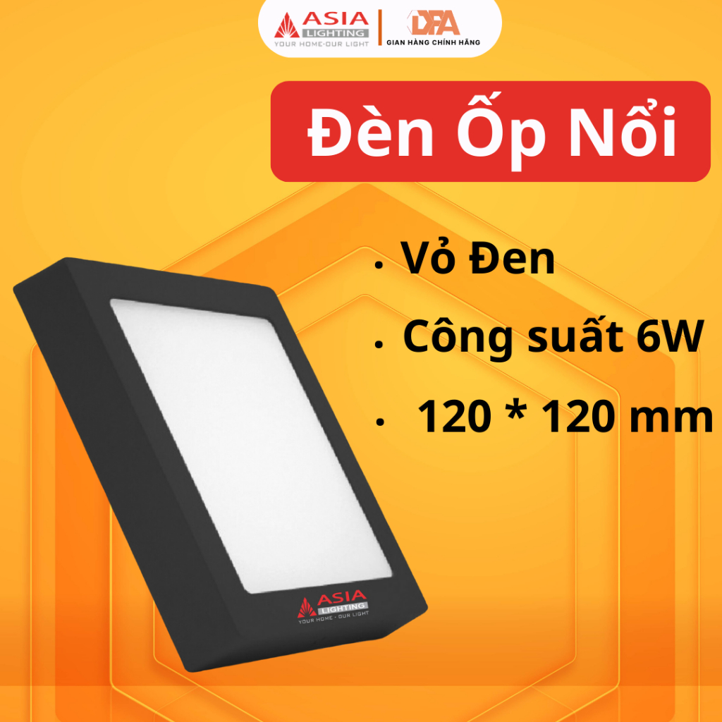 Đèn Led Ốp Nổi Vuông Công suất 6W ,12W, 18W, 24W- Ánh sáng Trắng , Vàng , 3 Màu - 1 đổi 1 30 ...