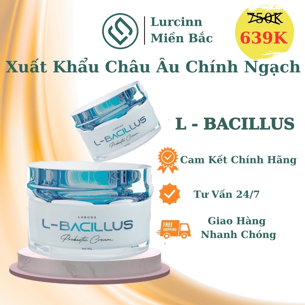 Kem Men Vi Sinh L-BACILLUS Cân Bằng Hệ Vi Sinh Phục Hồi Da Mỏng Yếu 30g - Lurcinn Miền Bắc ...