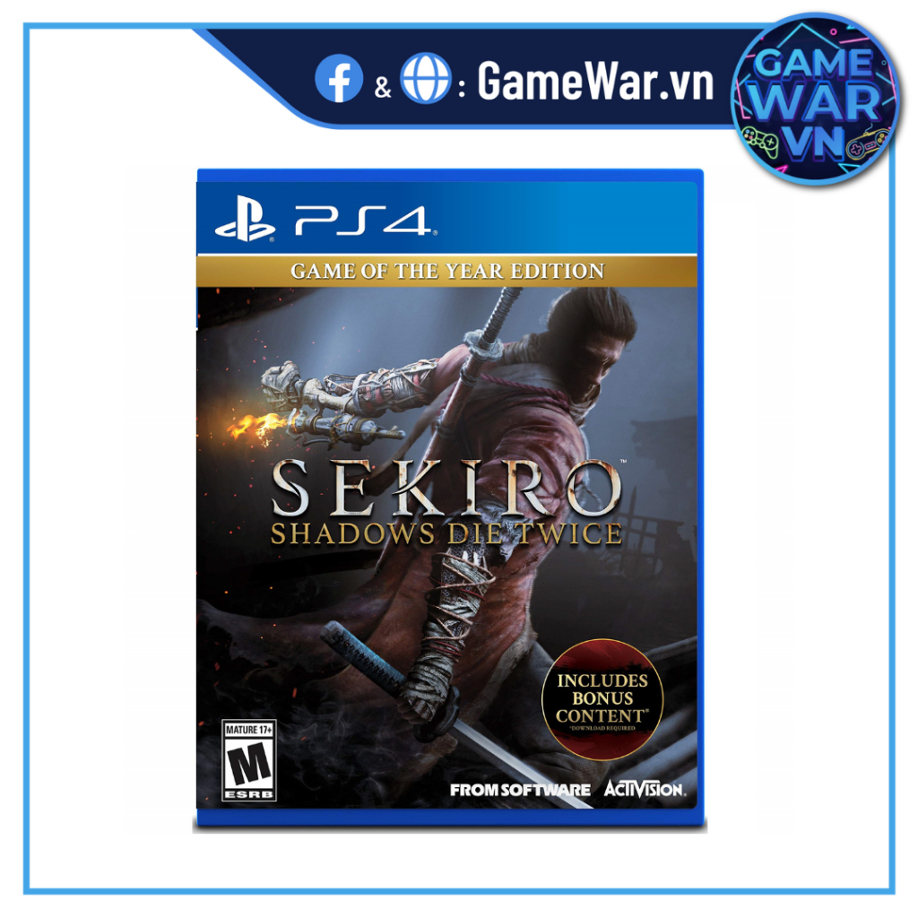 Đĩa Game PS4 - Sekiro: Shadows Die Twice Game of the Year | Shopee Việt Nam