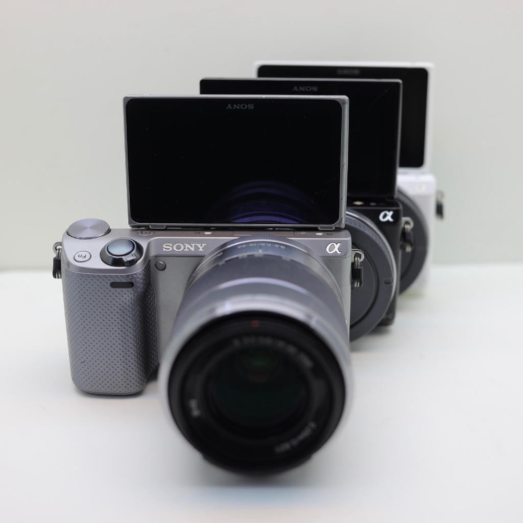 Máy ảnh Sony Alpha NEX-5T/5R+Ống Kính 18-55/16-50 OSS / Màn lật Selfie+Cảm ứng / Quay,Chụp,Hỗ ...