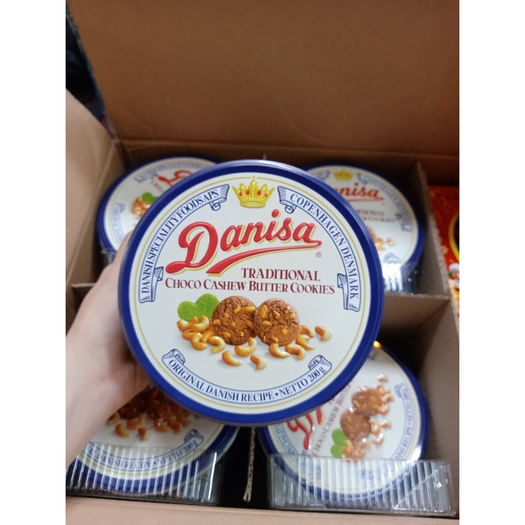 (QUẬN 6) BÁNH QUY BƠ DANISA HỘP THIẾC 200G GÓI QUÀ TẾT DATE 06/06/2024 ...