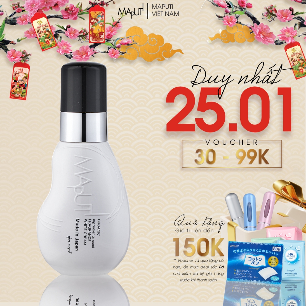 Kem Giảm Thâm Vùng Kín Maputi White Cream Niacinamide 2% Giảm Thâm Nách ...