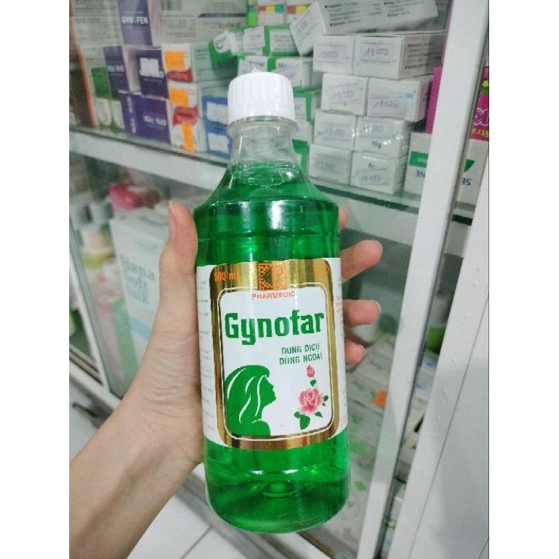 Dung dịch vệ sinh phụ nữ Gynofar chai khổng lồ 250ml-500ml | Shopee ...