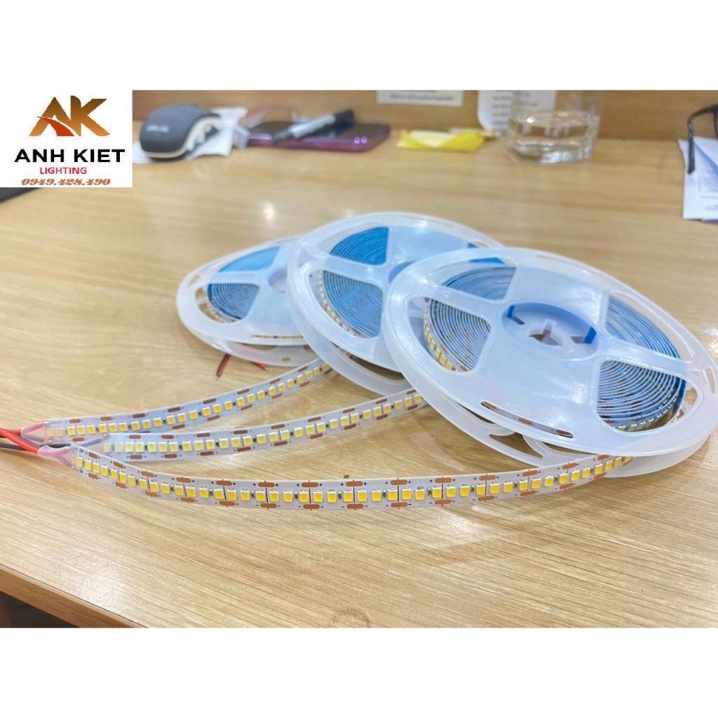 Cuộn 5m led dán 240 chip/mét 12V, chip led sam sung hàn quốc siêu bền ...