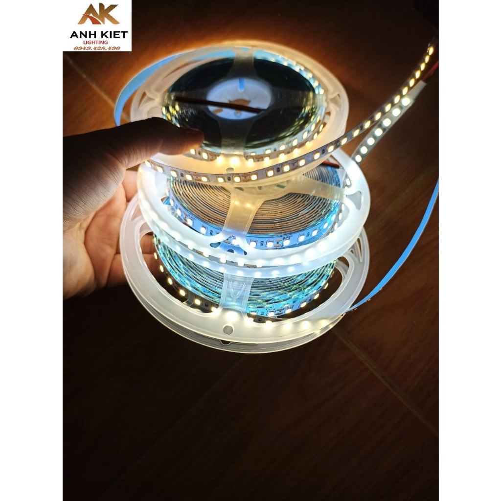 Cuộn 5m led dán 120chip 12V, chip led sam sung hàn quốc siêu bền, dùng ...