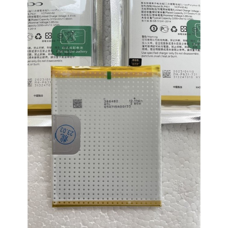 PIN OPPO F3 / F5 / BLP631 Dung Lượng 3200mAh Hàng Zin Nhập Khẩu Bảo ...