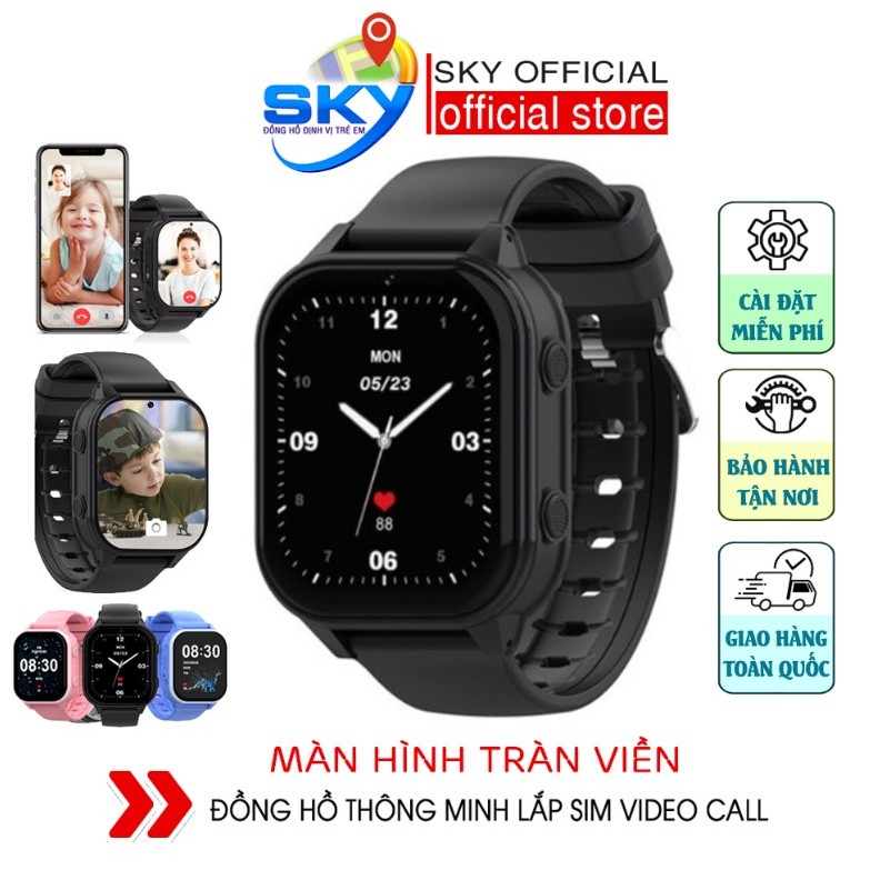 Đồng Hồ Định Vị Trẻ Em SKYONE Wonlex KT19 Video Call, Dung Lượng Pin Khủng, Chống Nước - CÓ RUNG ...