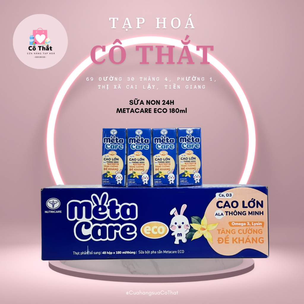 Sữa bột pha sẵn MetaCare Eco 180ml (1 tuổi trở lên) | Shopee Việt Nam