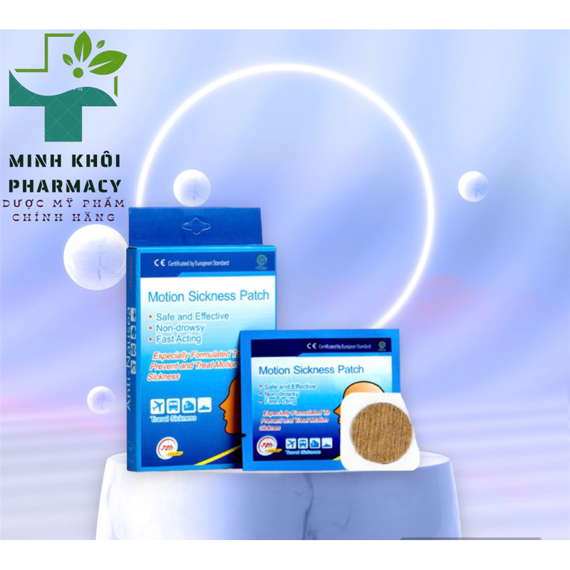 Miếng Dán Chống Say Tàu Xe Motion Sickness Patch Fobe - hộp 10 miếng ...