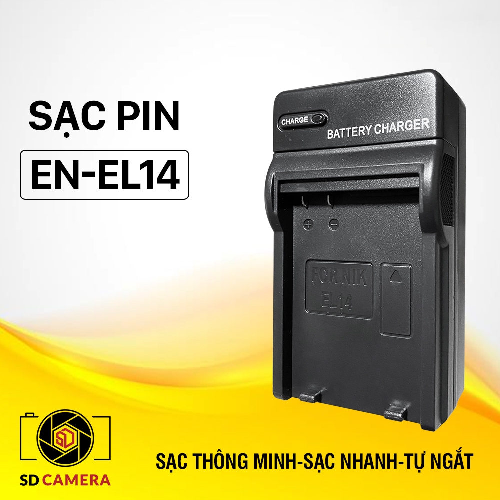Sạc Pin EN-EL14 EN-EL14A cho Nikon D5300 D5200 D5100 D3300 D3200 D3100 ...