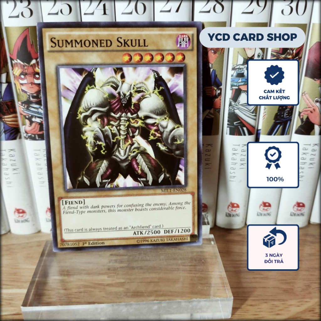 Thẻ bài yugioh chính hãng Summoned Skull (Alternate Art )– Common | Shopee Việt Nam