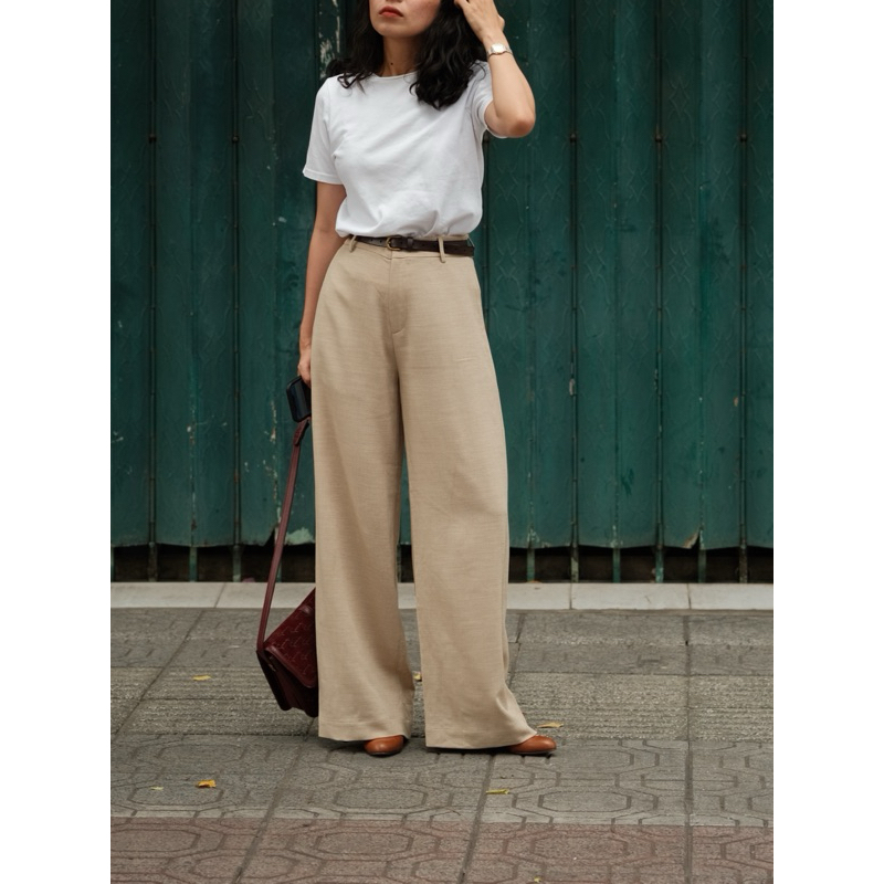 ÁIMEE- QUẦN TÂY SUÔNG DÀI | Shopee Việt Nam