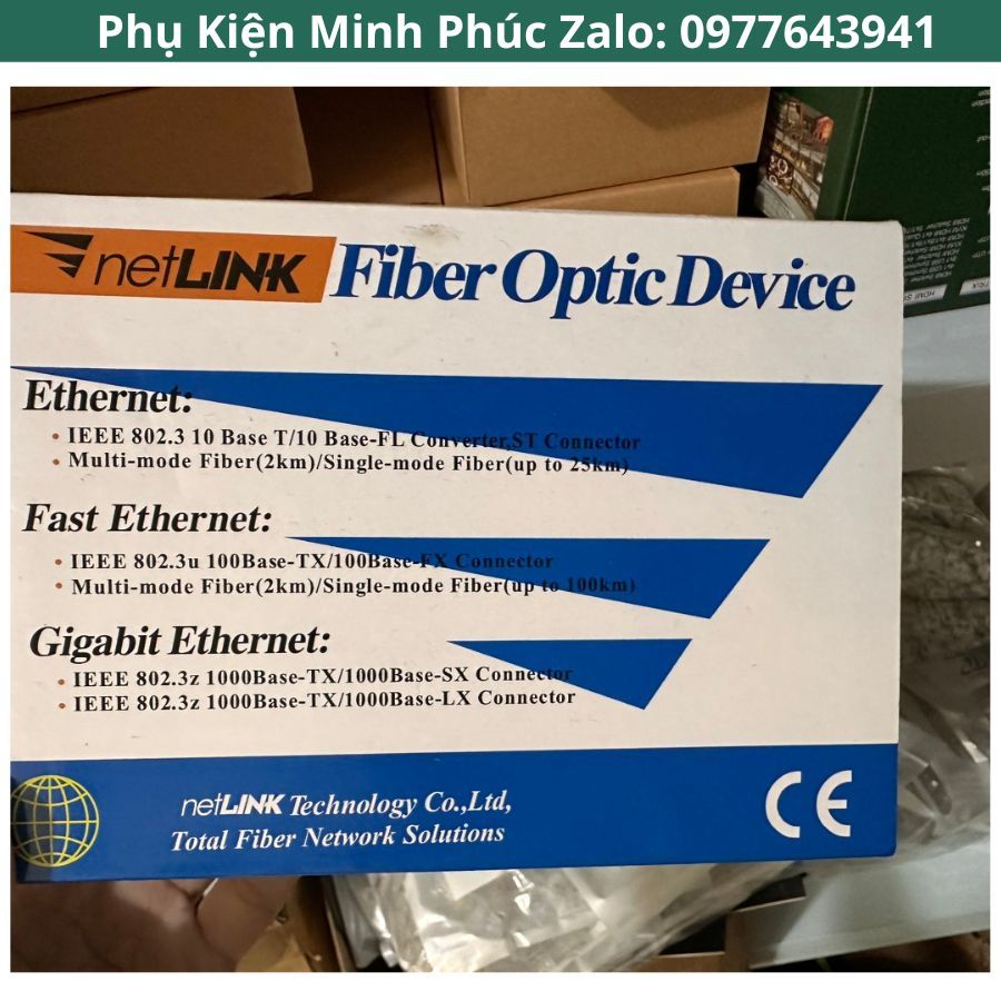 Bộ Chuyển Đổi Quang Điện Netlink HTB-GS-03 A/B ( 1 Cặp ) Convert quang điện 10/100/1000Mb kèm 2 ...