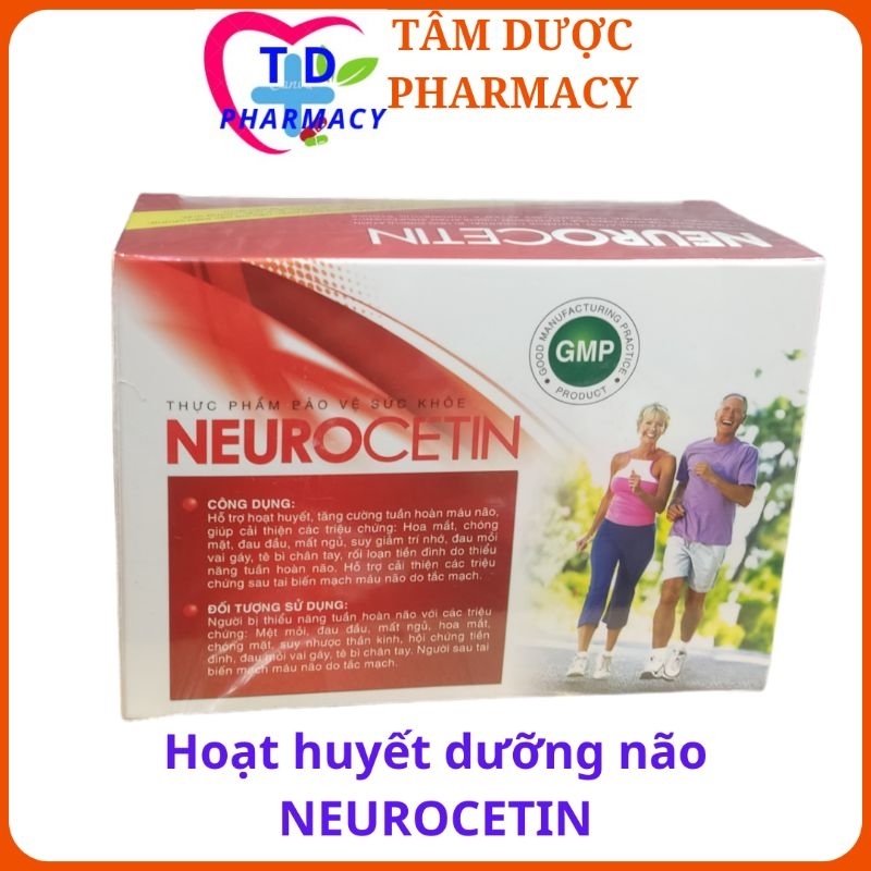 Bổ não NEUROCETIN làm hết đâu đầu mất ngủ chóng mặt,đau mỏi vai gáy tê ...